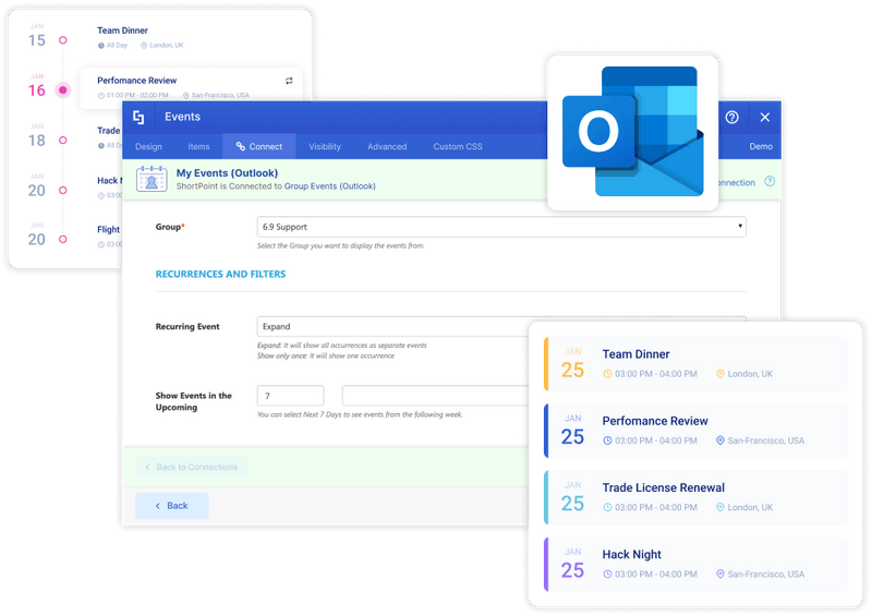 Display Outlook Calendar Events On SharePoint ShortPoint display-outlook-calendar-events-on-sharepoint-shortpoint